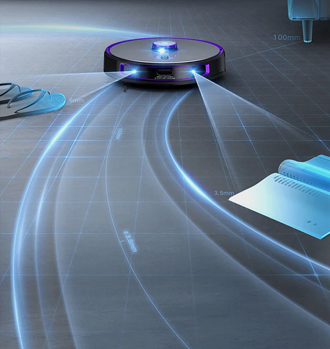 【云米VXVC21-JC】云米（VIOMI）5G IOT 自动集尘扫地机 扫拖一体 四目激光导航 毫米级AI避障 净菌集尘袋 凌厉2 【行情 ...