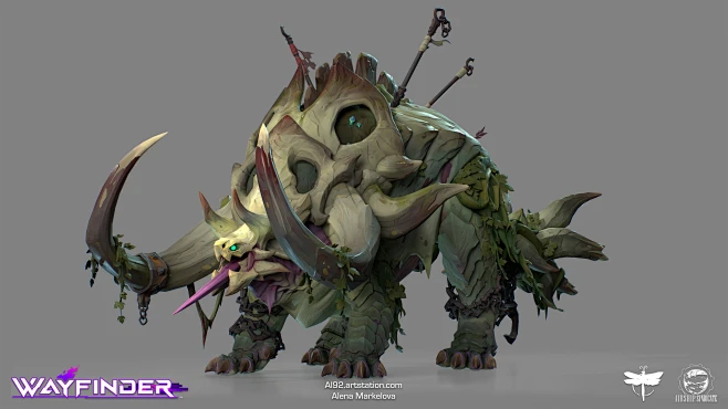 alena-markelova-turtlesaur-ancient-mossy-花瓣网