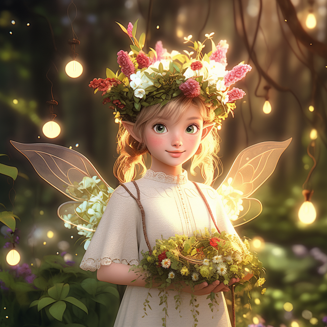 ym1573_Flower_fairy_Big_eyes_Exquisite_features_With_a_wreath_o_2dc97f93-5571-48f6-8c25-b92da597fe80
