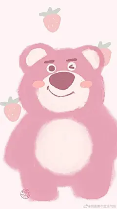 草莓熊图片大全-草莓熊高清好看的图片--花瓣莉莉哩的画板