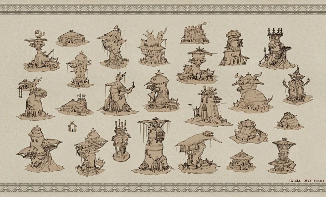 TRIBAL TREE HOUSE-花瓣网