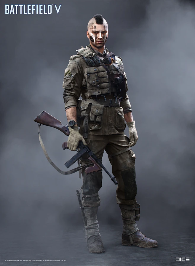 ArtStation - "Battlefield V" - Allied Assault, MP Soldier - Concept Art ...