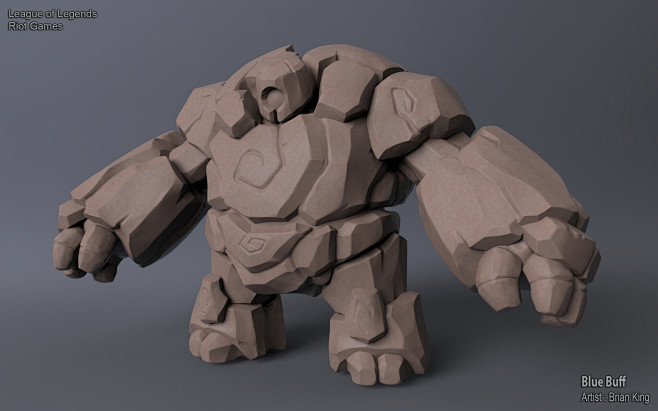 Blue Buff Sculpt 1