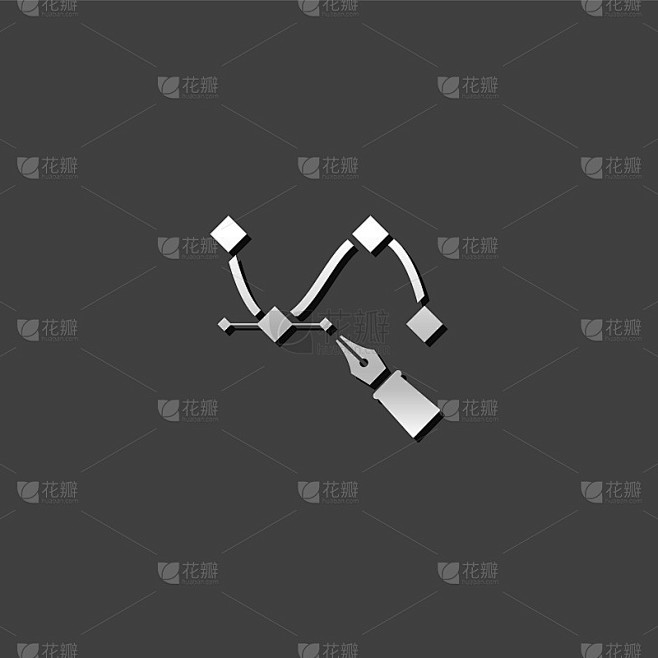 金属图标-贝塞尔