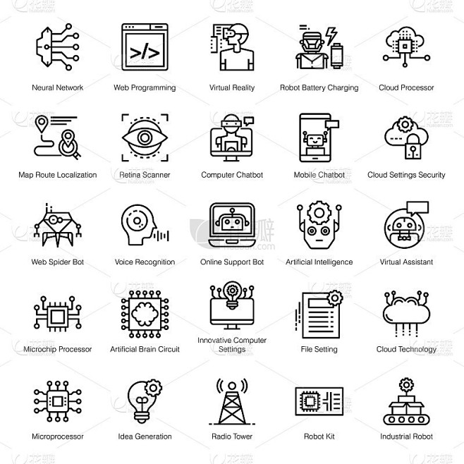 Ai LIne Icons Pack