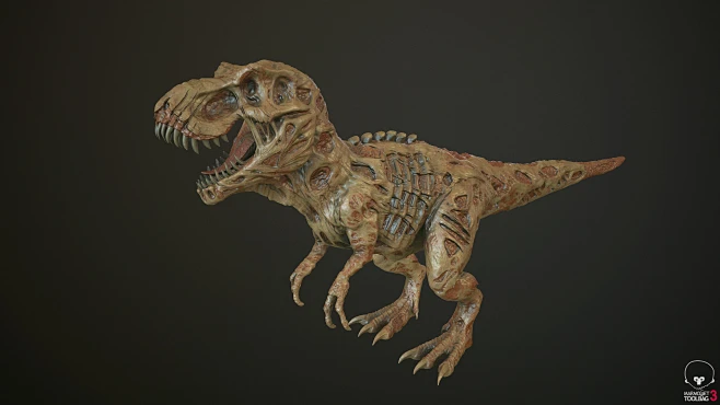Neverwinter Online: Zombie Trex, Jonathan Nascone : 3d sculpt made for ...