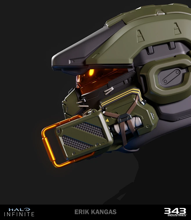 Halo Infinite - MORRIGAN 头盔 - Season 2 Lone Wolves-花瓣网