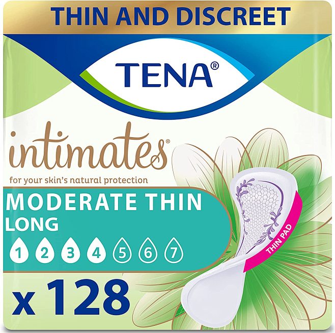 Amazon.com: Tena Intimates Moderate Thin Incontinence/Bladder Control ...