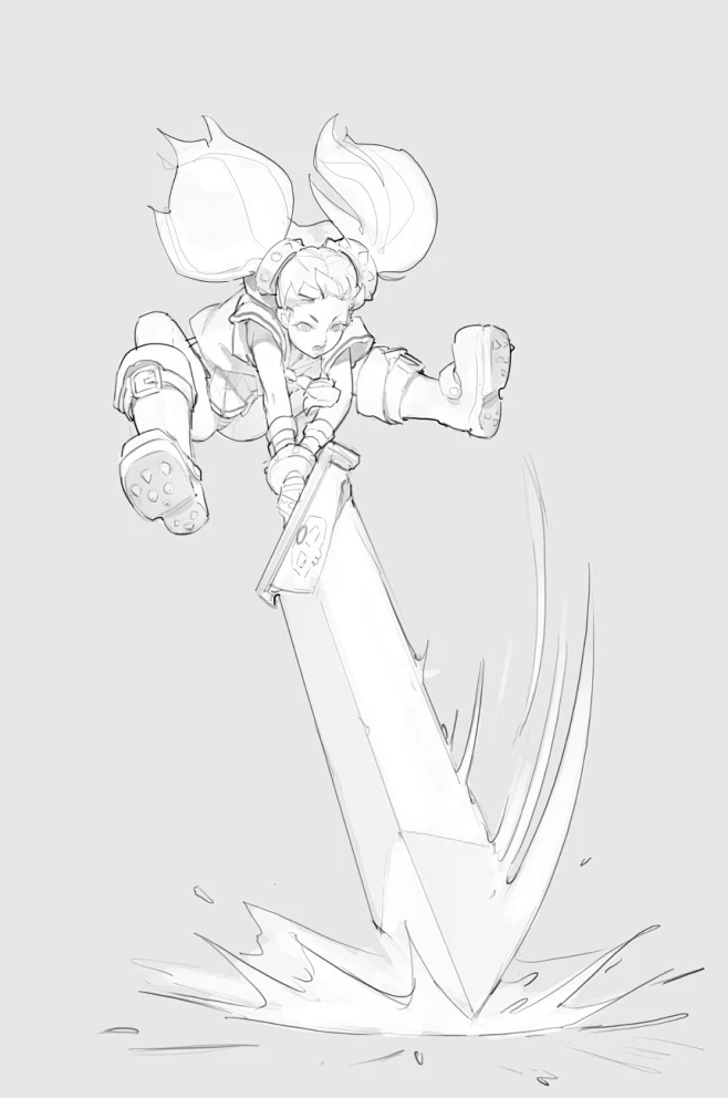 Sword Sketches, Tim Löchner : practice drawings-花瓣网