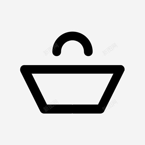 篮子购物便携图标 icon 标识 标志 UI图标 设计图片 免费下载 页面网页 平面电商 创意素材