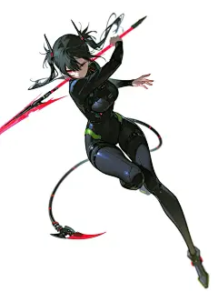 P站画师 SWAV 科幻风二次元角色概念原画百度网盘分享参考 122P-花瓣网