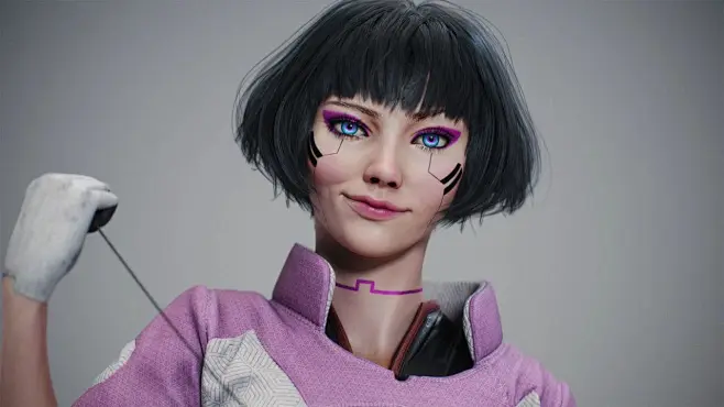 看图提高审美！~众神仙ZBrush笔下的美型角色大赏！-CG角色-微元素 - Element3ds.com!-花瓣网