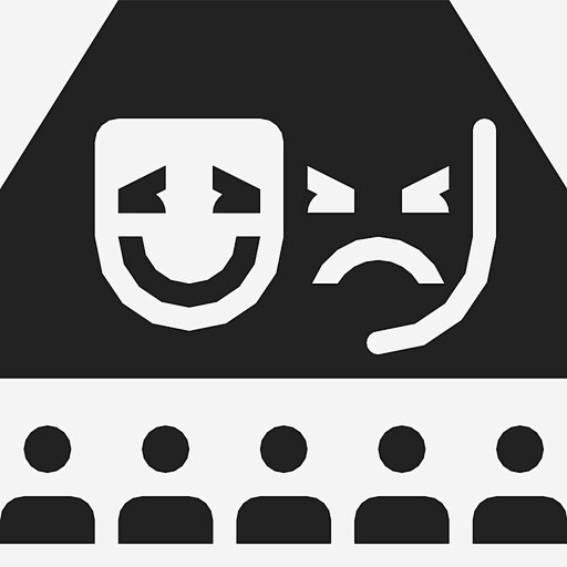 剧院演出人物图标_88ICON https://88icon.com 剧院 演出 人物 电影 戏剧 喜剧 电影院 舞台