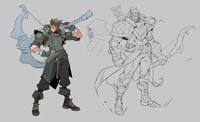 Flash Course Character Design Demo -花瓣网