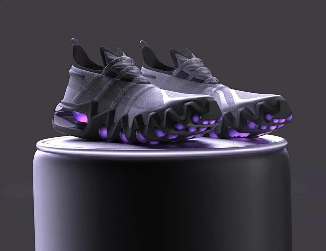 3d shoe design 3d Sneakers footwear design 3d footwear blender ...