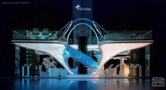 【国外】展台设计分享 – 52展览设计-花瓣网