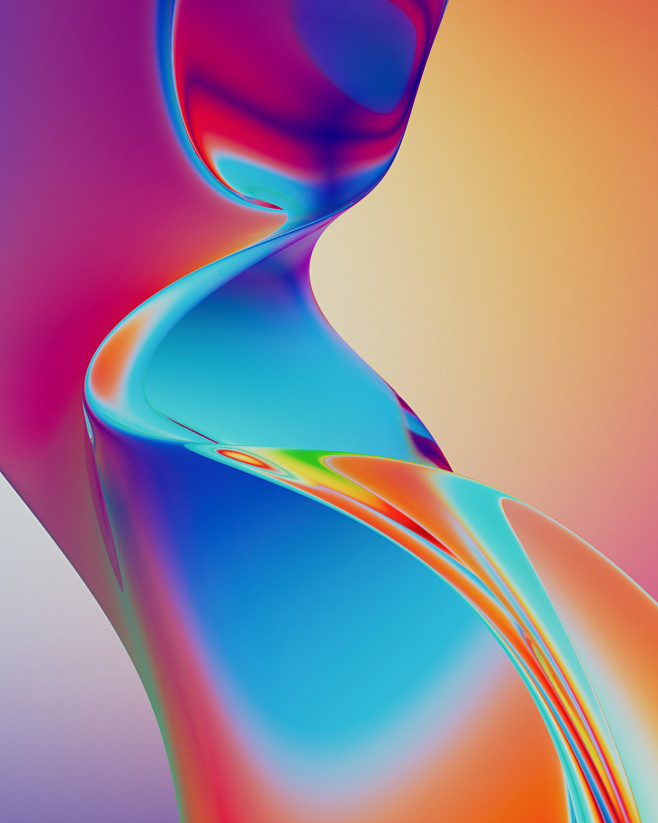 Glassy Gradients - N°5 Circle