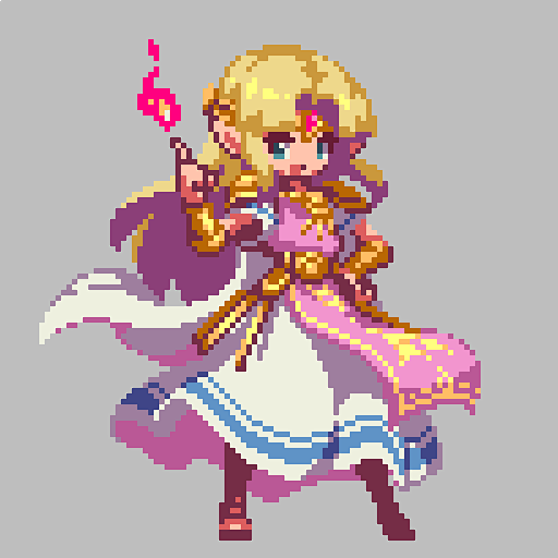 精致的像素风同人 画师さくえもン 作品收录 带动效393P