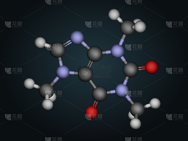 咖啡因的分子结构