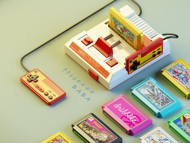 80s fc TV game nes nintendo 游戏机 任天堂 fc nes