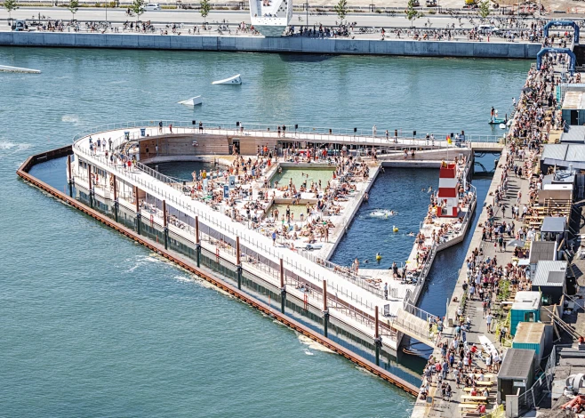 Aarhus Harbor Bath by BIG : Aarhus Harbor Bath is an extension of BIG’s ...