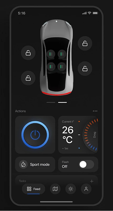 Behance 上的 iCar app-花瓣网