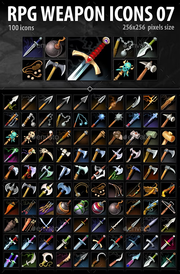 RPG Weapon Icons 07