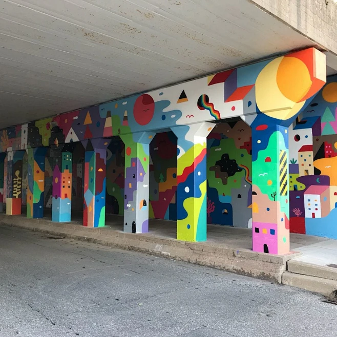 Murals Street Art, Graffiti Murals, Street Art Graffiti, School Wall ...