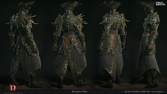 Diablo IV - Black Thorn Arbiter - Store Armor-花瓣网