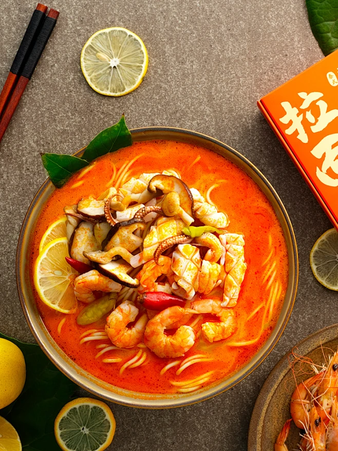 拉面说包邮叉烧豚骨冬阴功酸辣味面条速食方便面拉面4盒组合900g-tmall.com天猫-花瓣网