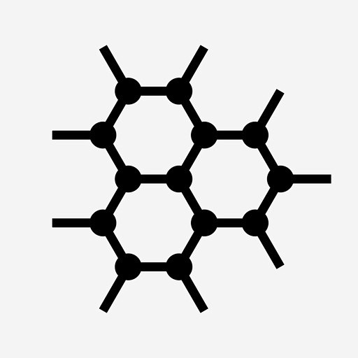 石墨烯晶格蜂窝状图标_88ICON https://88icon.com 石墨烯 晶格 蜂窝状 六边形 六角形 石墨 化学 碳 原子