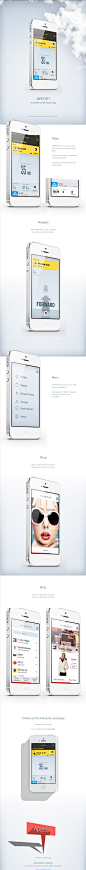 Flat iPad iOS 7-Tablet App & Dashboard on Behance