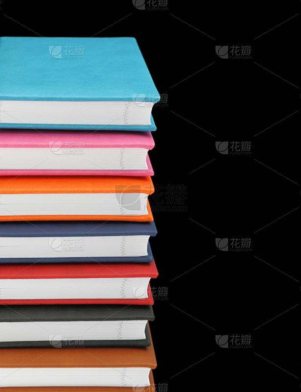 黑色背景,书,多色的,垂直画幅,留白,书店,教师,精装书,学生,知识