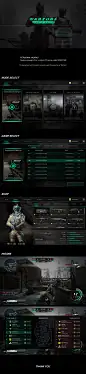 TPS/FPS Game UI Portfolio :: Behance-花瓣网