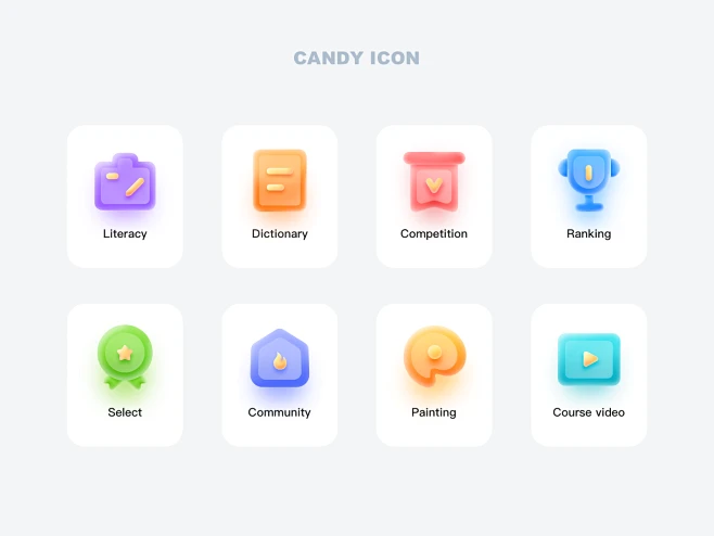 Candy Icon : Hi, buddy An educational children's icon made with high ...