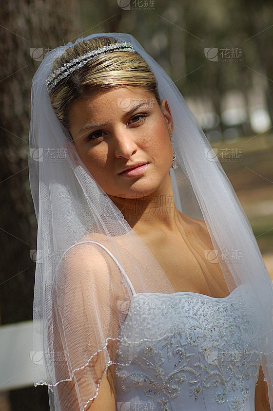 户外的新娘