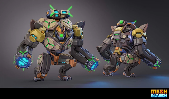 MECH INVASION - In-game Mech Models Vol.2-花瓣网