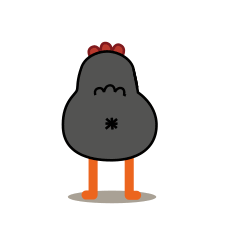 16 black-bone chicken emoji gifs emoticons free downloads-花瓣网