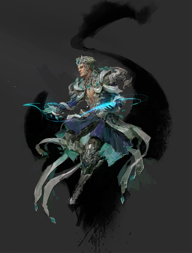 Guild Wars 2- Crystal Savant outfit, Carlyn Lim : Elemental outfit ...