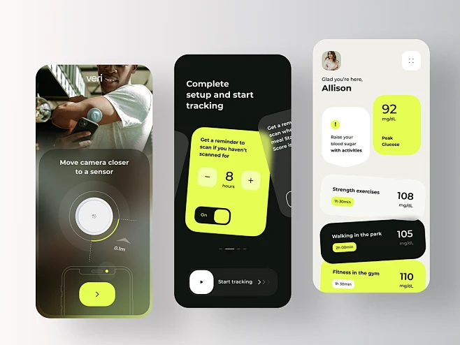 Veri - Healthcare CGM Tracker app care cgm doctor ehr emr fitness ...