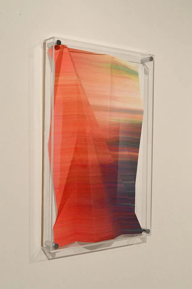 With a sigh she tore yet another sheet from her sketchpad, crumpled it ...