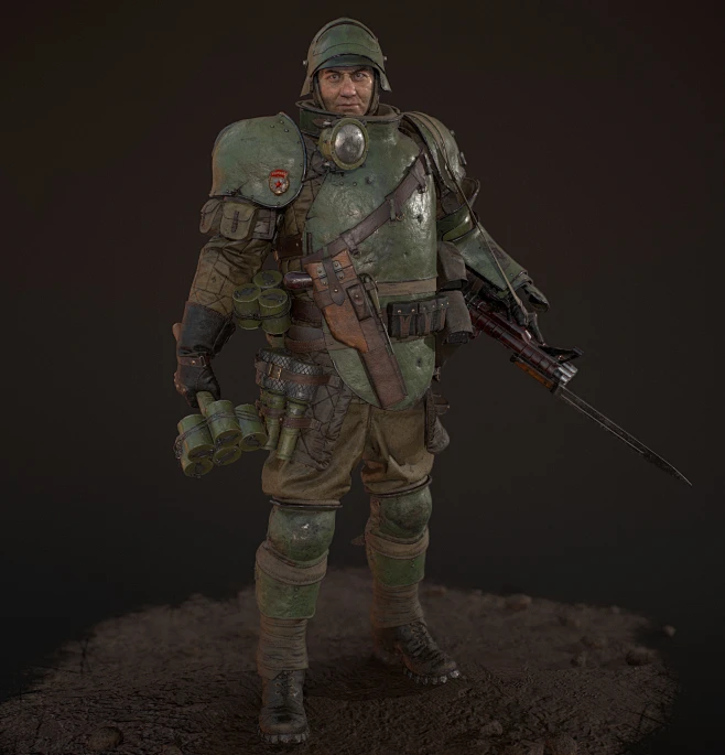 RKKA Shock Trooper, Dmitry Bezrodniy : Re-design of my old Heavy ...