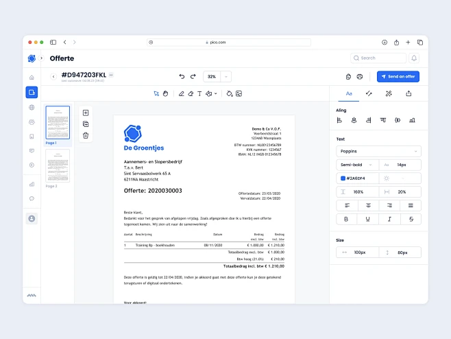 Document builder. Create your quote. by Equal on Dribbble-花瓣网