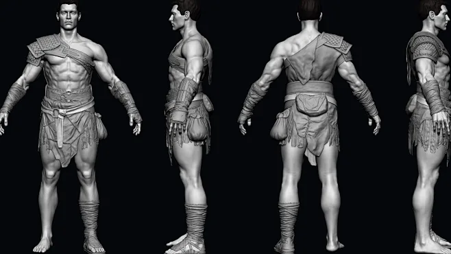 次世代角色模型-原创3D角色/装备-微元素 - Element3ds.com!-花瓣网