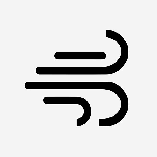 风有风天气预报图标_88ICON https://88icon.com 风 有风 天气预报 阵风 气流 寒冷 刮风 大风天气