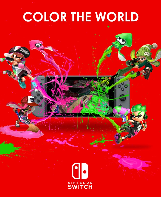 Nintendo Switch Ad-花瓣网