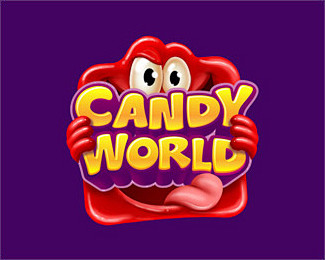 游戏logo CANDY WORLD