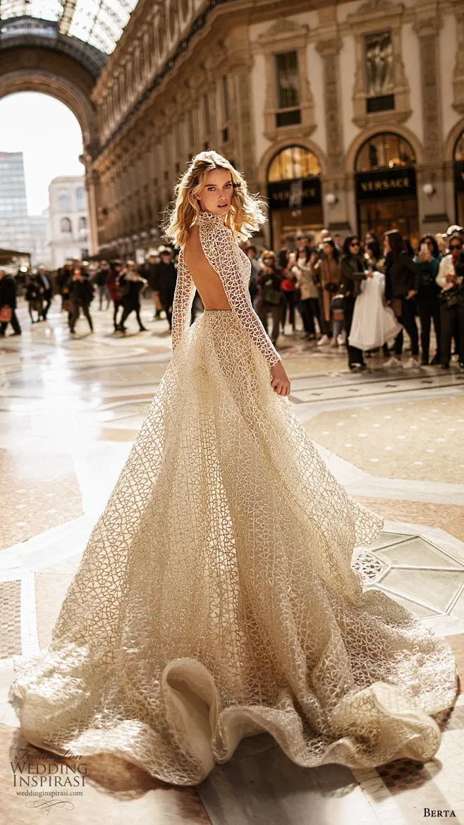 Berta Spring 2020 Wedding Dresses "Milano" Bridal Collection图片_华衣美服图片素材-花瓣网