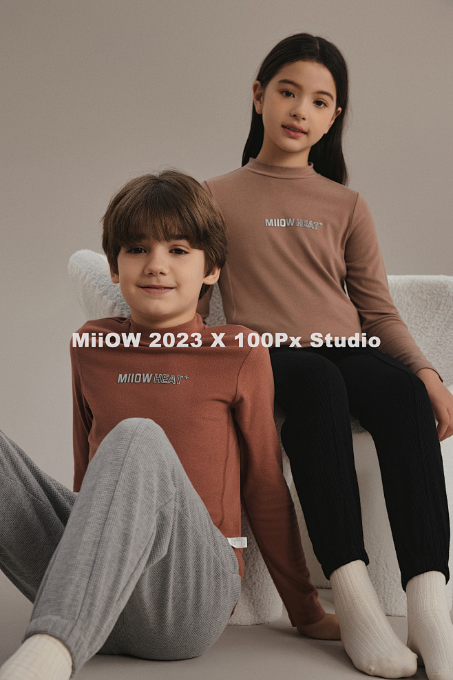童装拍摄 Miiow 2023 AW Lookbook 100Px Studio (36)