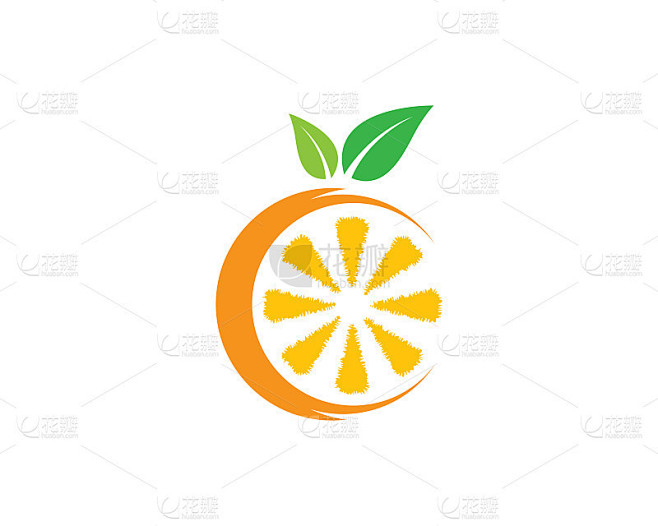 Orange symbol illustration